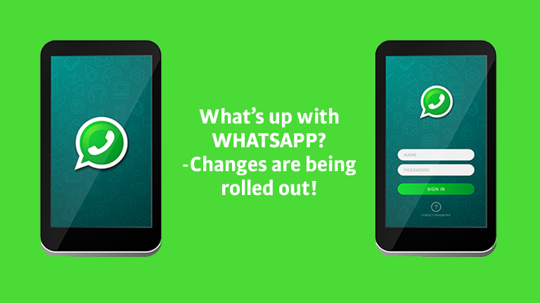 What’s up with WhatsApp?- Changes are being rolled out! | SocialChamps